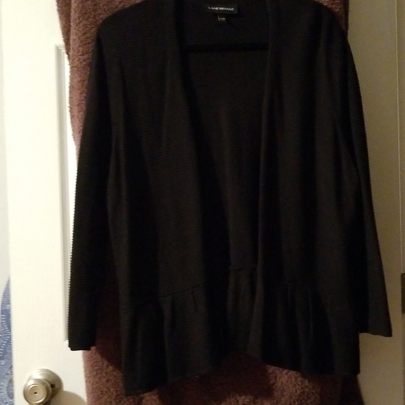 Lane Bryant | Sweaters | Lane Bryant Open Front Sweater Sz 82 Black ...
